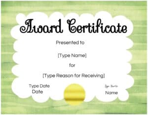 FREE Printable and Editable Awards for Students | No Watermark