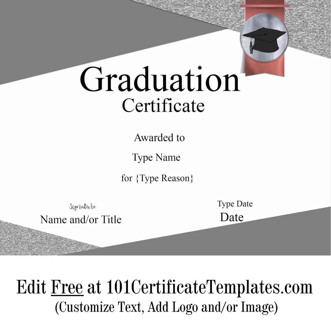 Free Graduation Certificate Template Customize Online Print free-graduation-certificate-template-customize-online-print