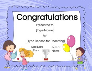 FREE Congratulations Certificate Template | Customize Online