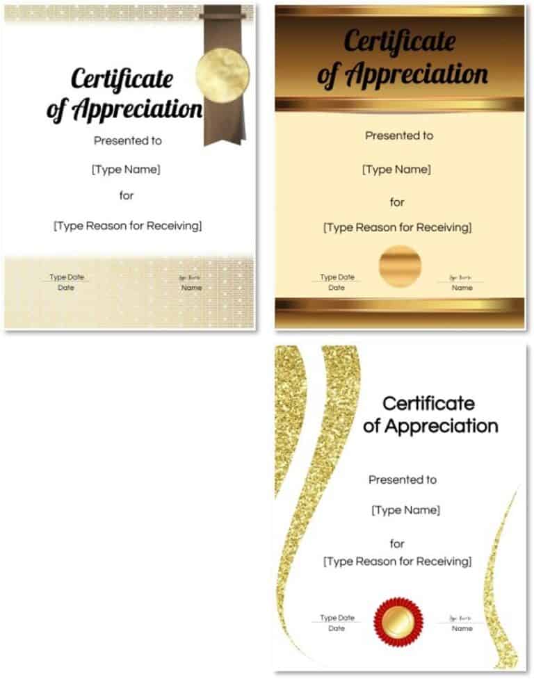 FREE Printable Certificate of Appreciation Template | Customize Online