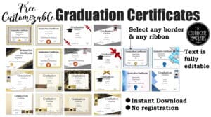 Free Graduation Certificate Template | Customize Online & Print